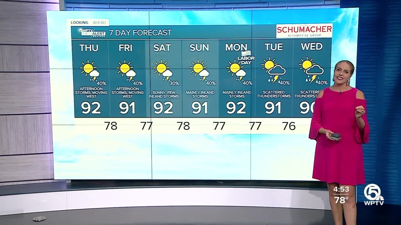 First Alert Weather Forecast for Morning of Thursday, September 1, 2022 ...