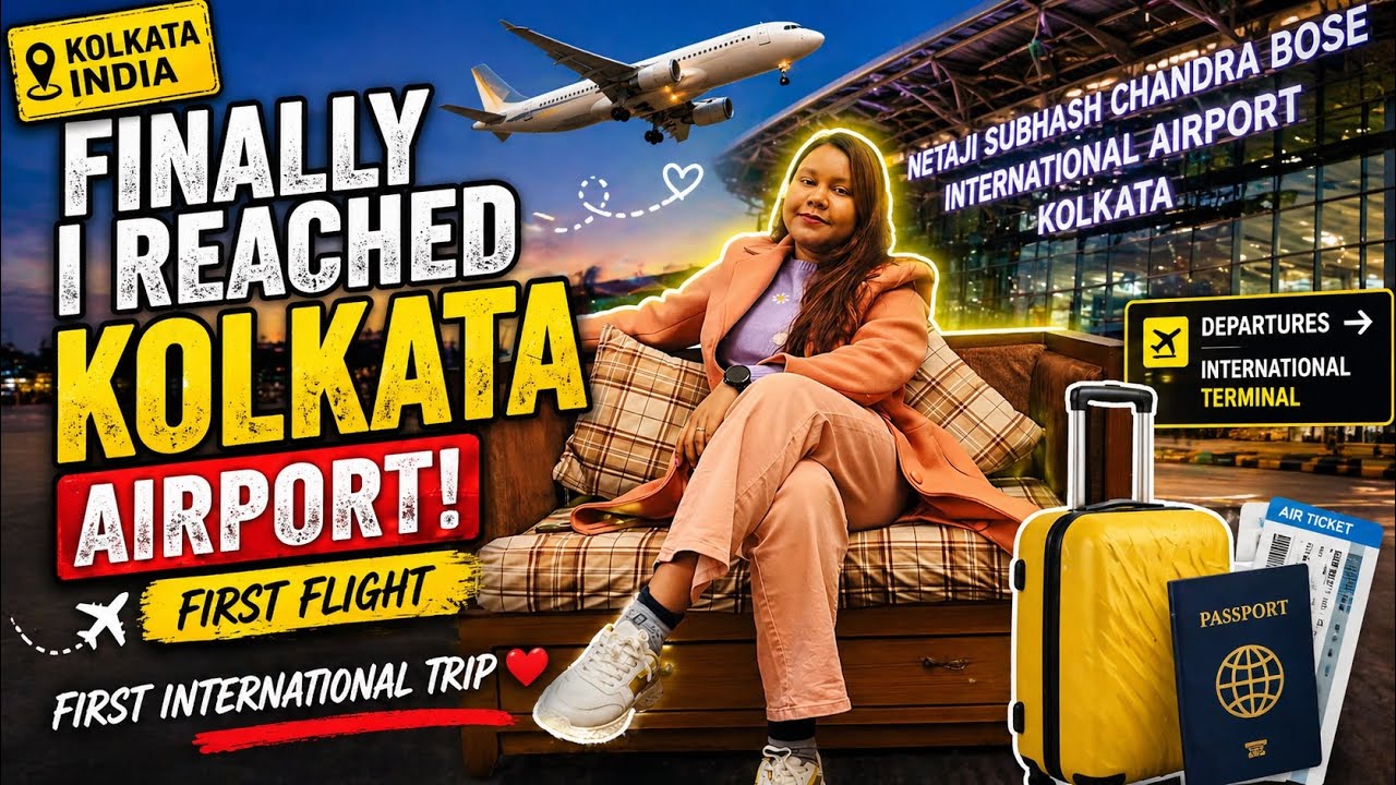 First International Flight Vlog | Kolkata to Singapore Airlines | First ...