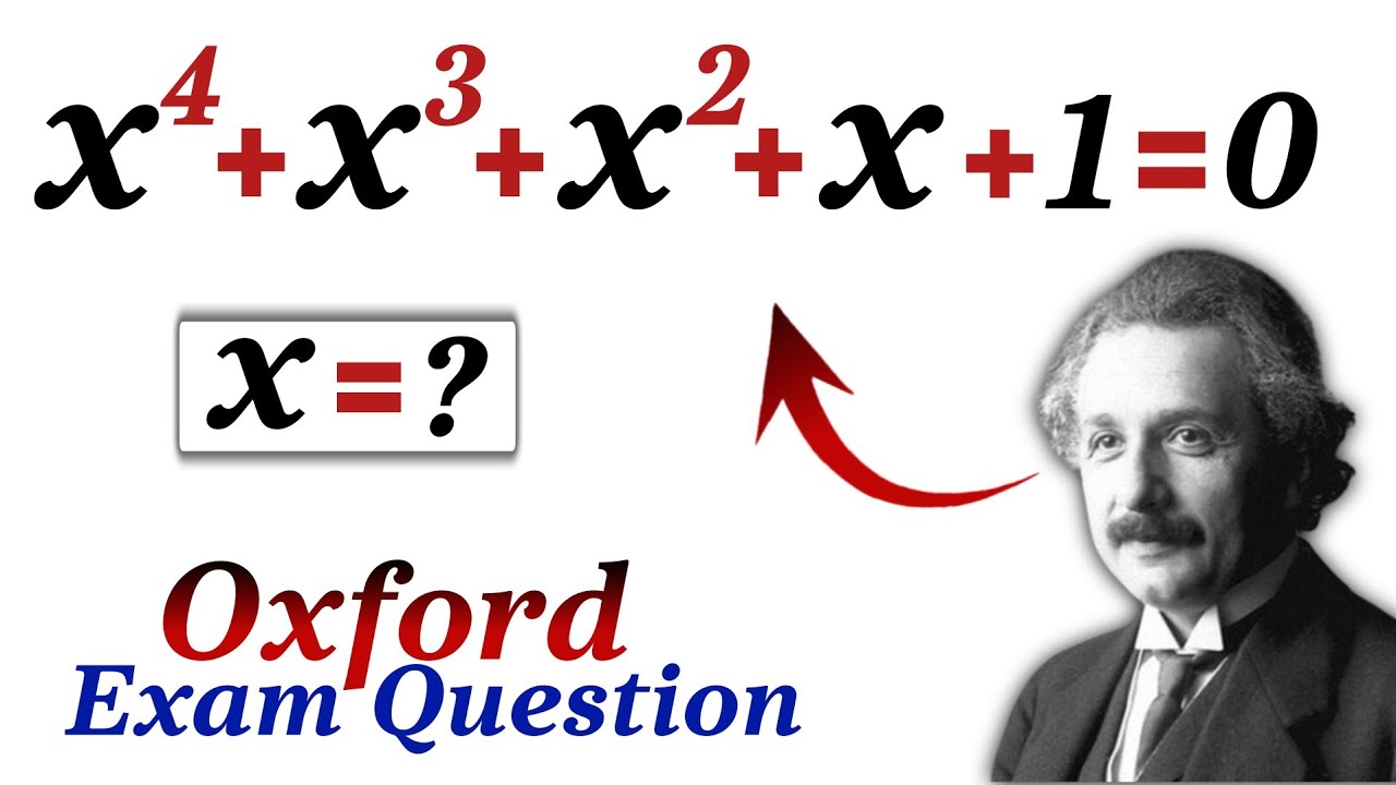 Oxford entrance exam question | How to solve? | This will make you ...