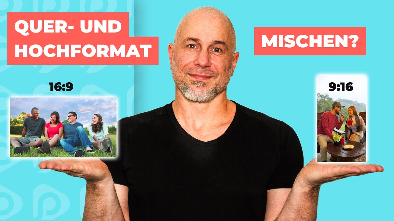 Hochformat und Querformat in Videos kombinieren - YouTube