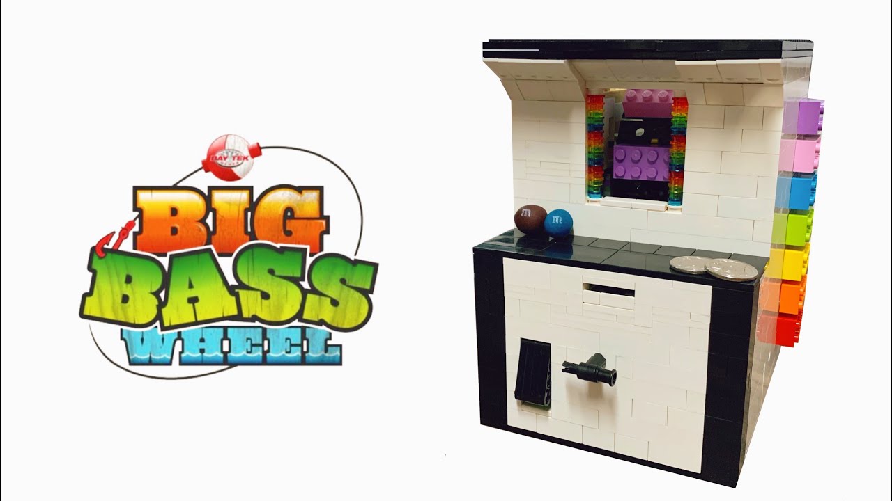 LEGO mini Big Bass Wheel Arcade Game Machine | CRANK IT - YouTube