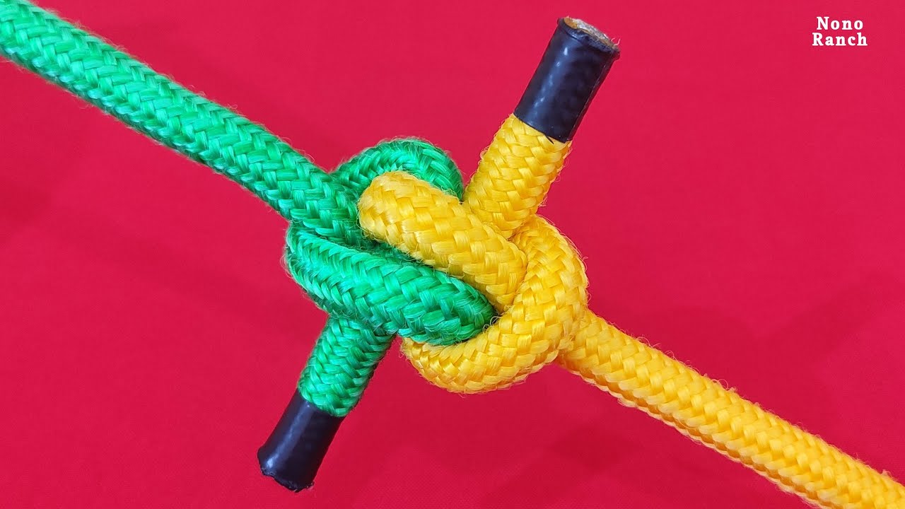Cómo Unir Dos Cuerdas - YouTube
