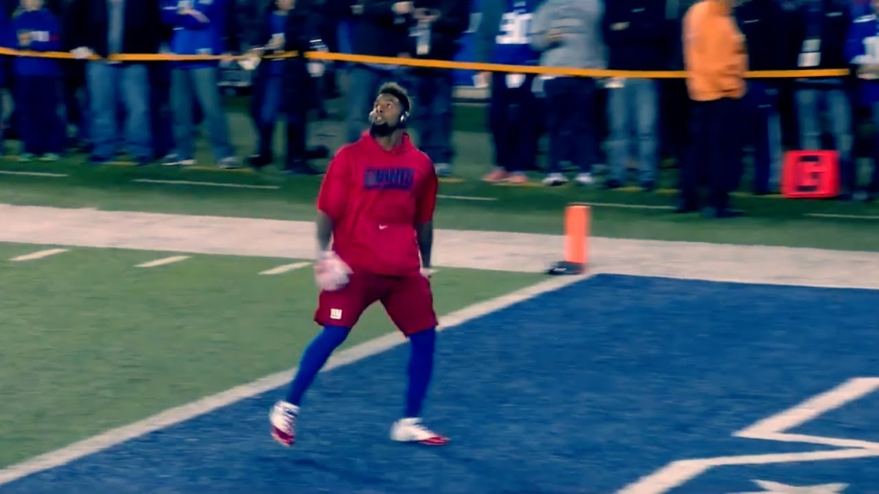 Odell Beckham Jr. Makes Absurd One Handed Catches - YouTube