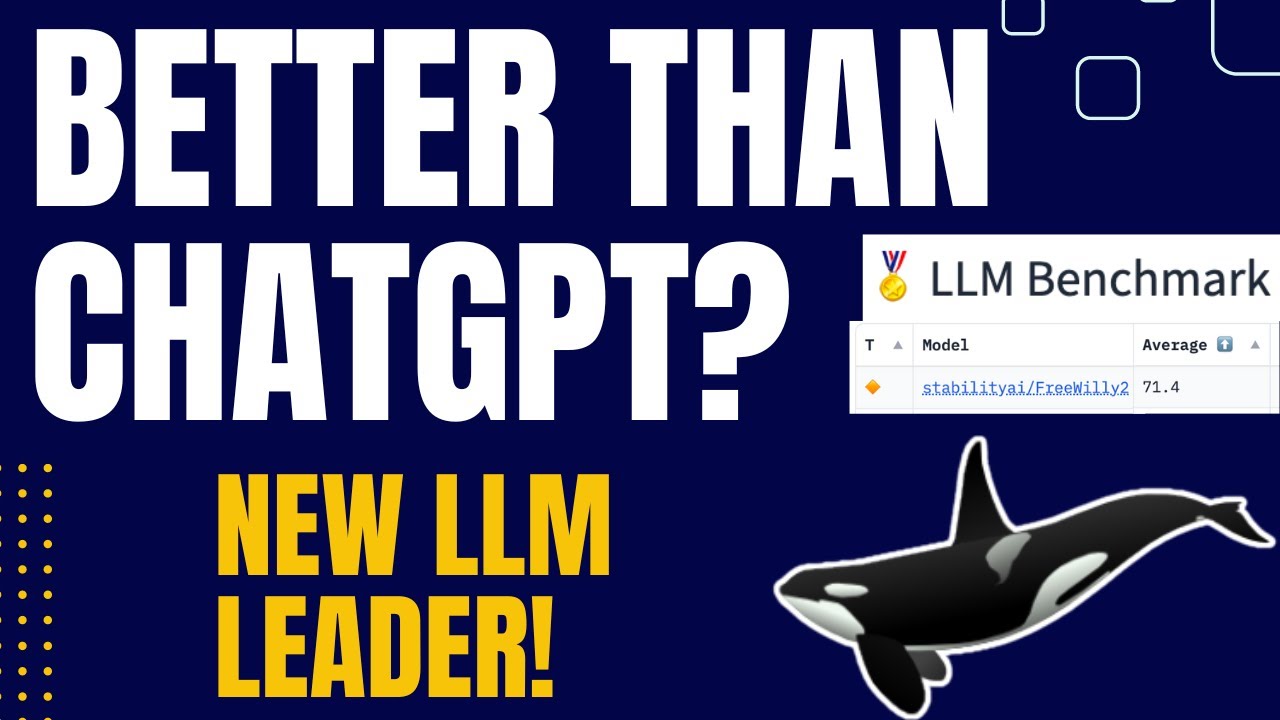 Stable Beluga 2 (FreeWilly) AI New LLM Leader! Better than Llama 2 ...