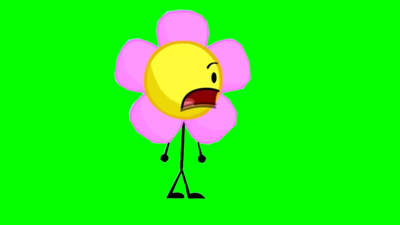 BFDI Flower Green Screen - YouTube
