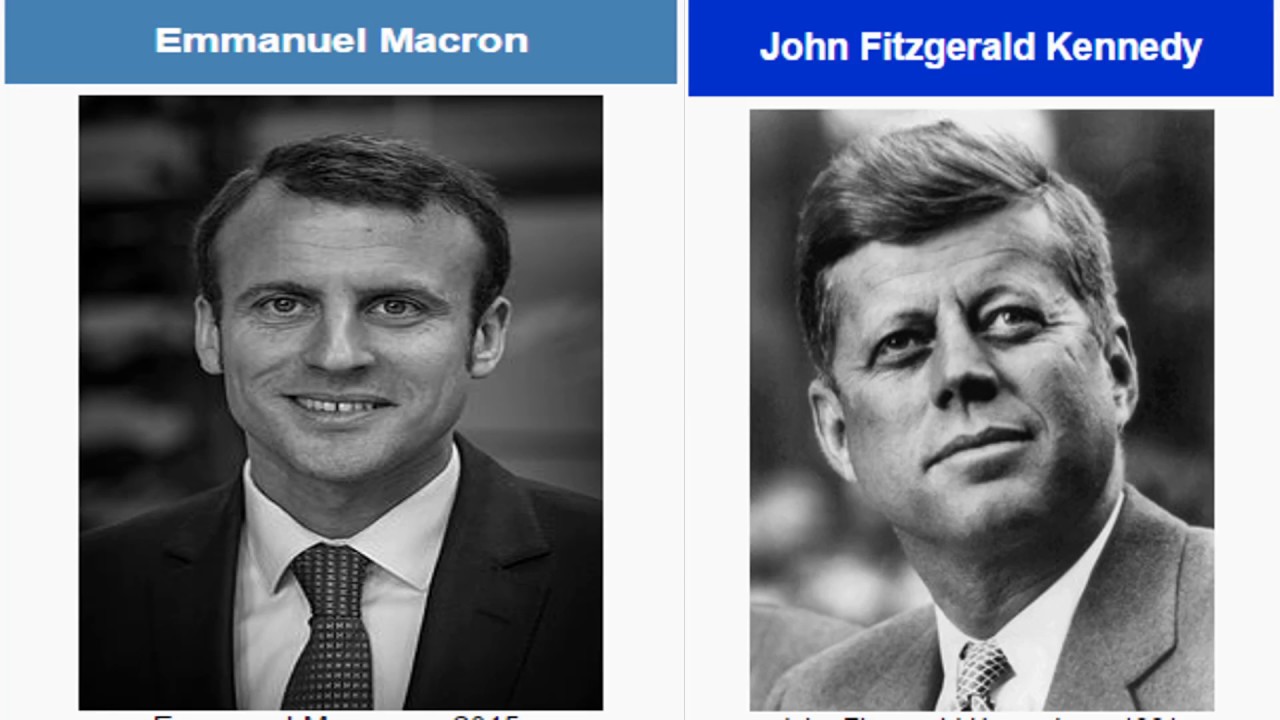 EMMANUEL MACRON VIA JOHN FITZGERALD KENNEDY - YouTube