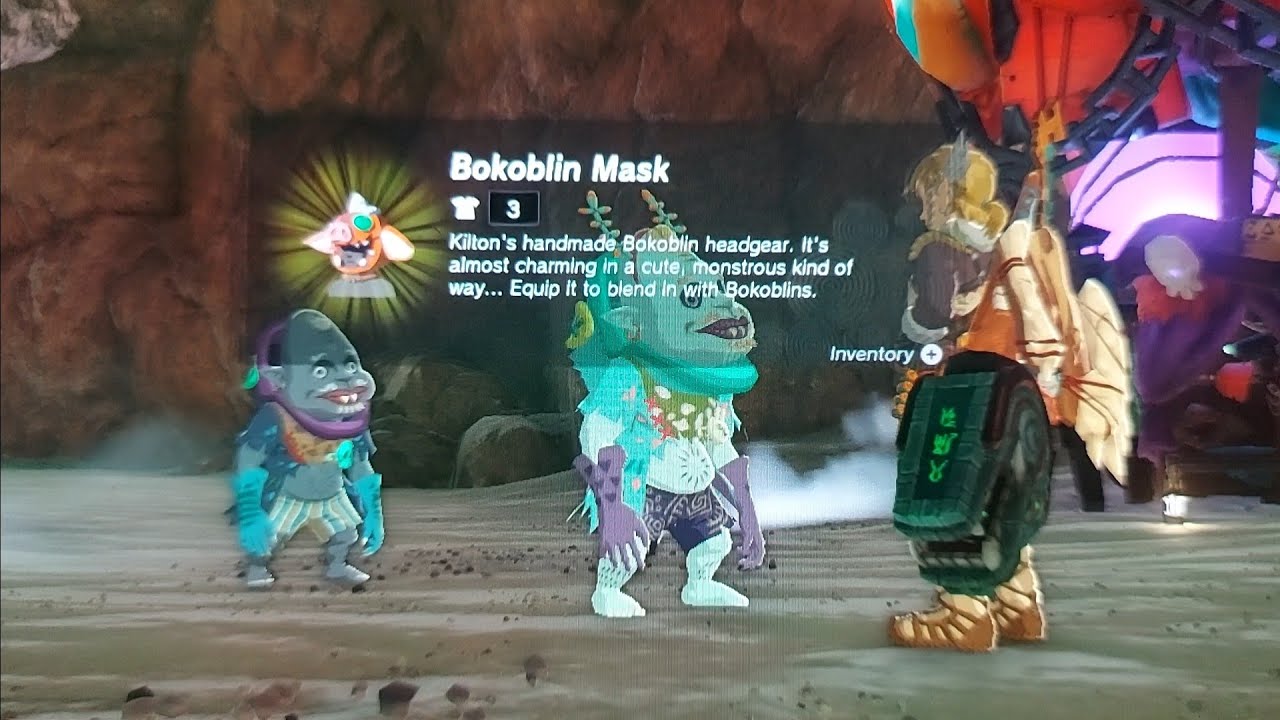 #037 How to get Bokoblin mask, BOTW2 / Zelda tears of the Kingdom, by ...