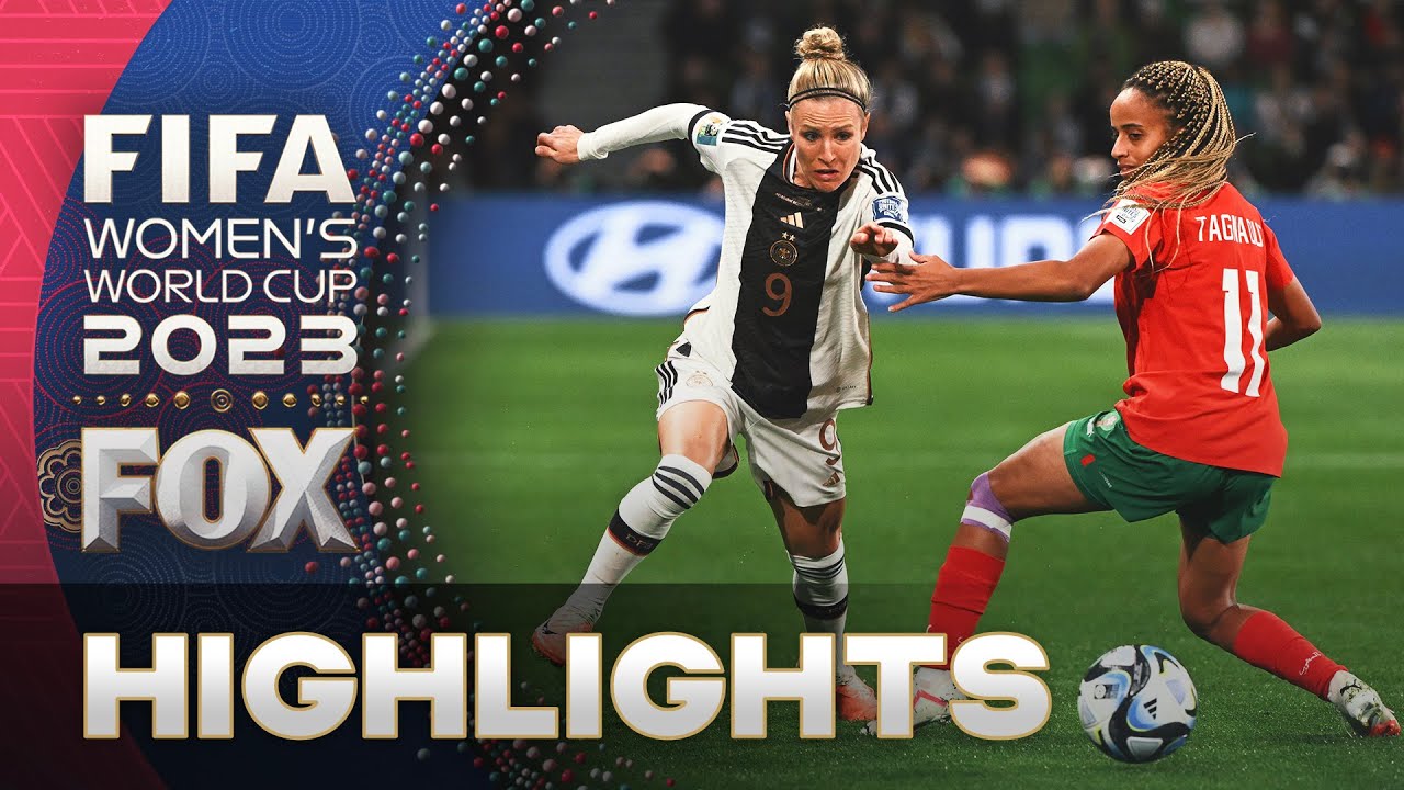 Germany vs. Morocco Highlights | 2023 FIFA Women's World Cup - YouTube