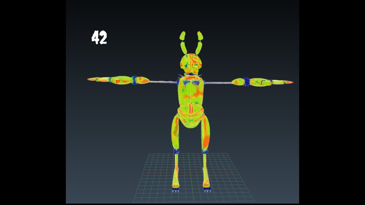 FNaF Witness My Progress #42 | Detailing Drawkill Bonnie - YouTube