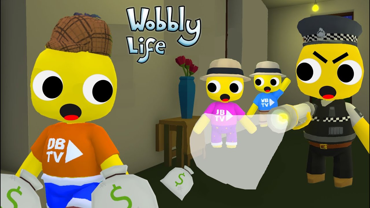 WE ROBBED A BANK IN THE NEW UPDATE IN WOBBLY LIFE 0.9.1 - YouTube