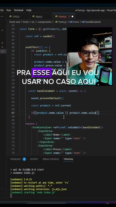 Como usar o operador NOT em Reactjs? #reactjs #desenvolvimentoweb #shorts #tipscode - YouTube