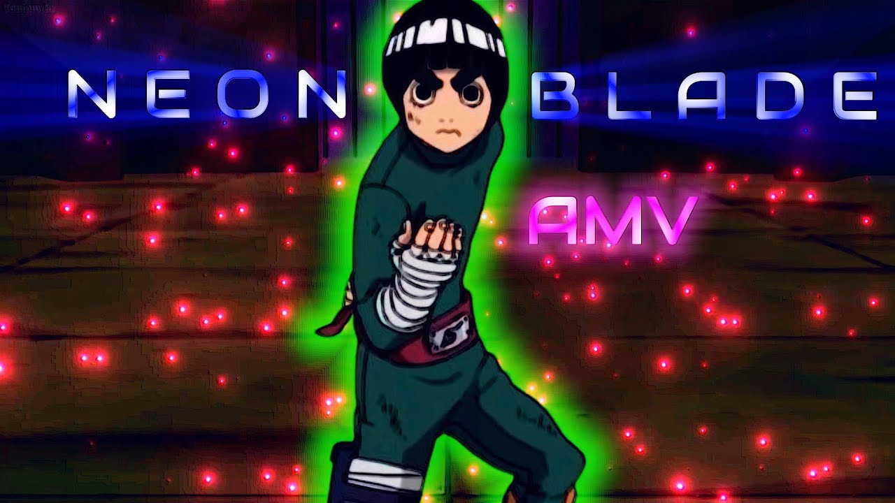NEON BLADE - MoonDeity Gaara Vs Rock Lee [AMV] - YouTube
