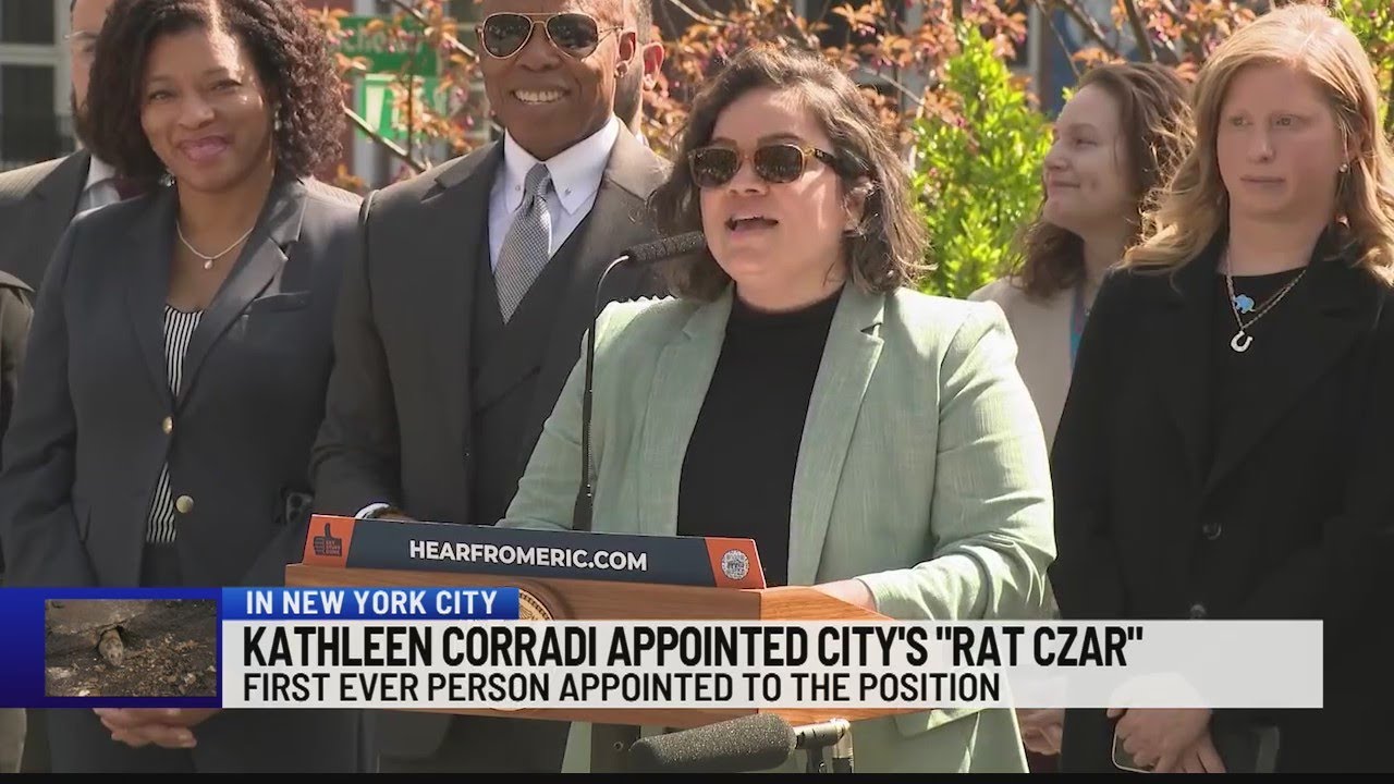 Kathleen Corradi appointed NYC's first ever "rat czar" - YouTube