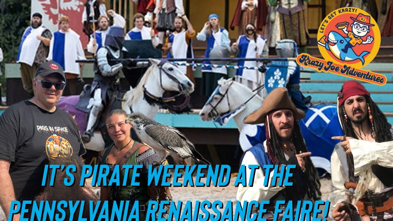 It’s Pirate Weekend at The Pennsylvania Renaissance Faire! - YouTube