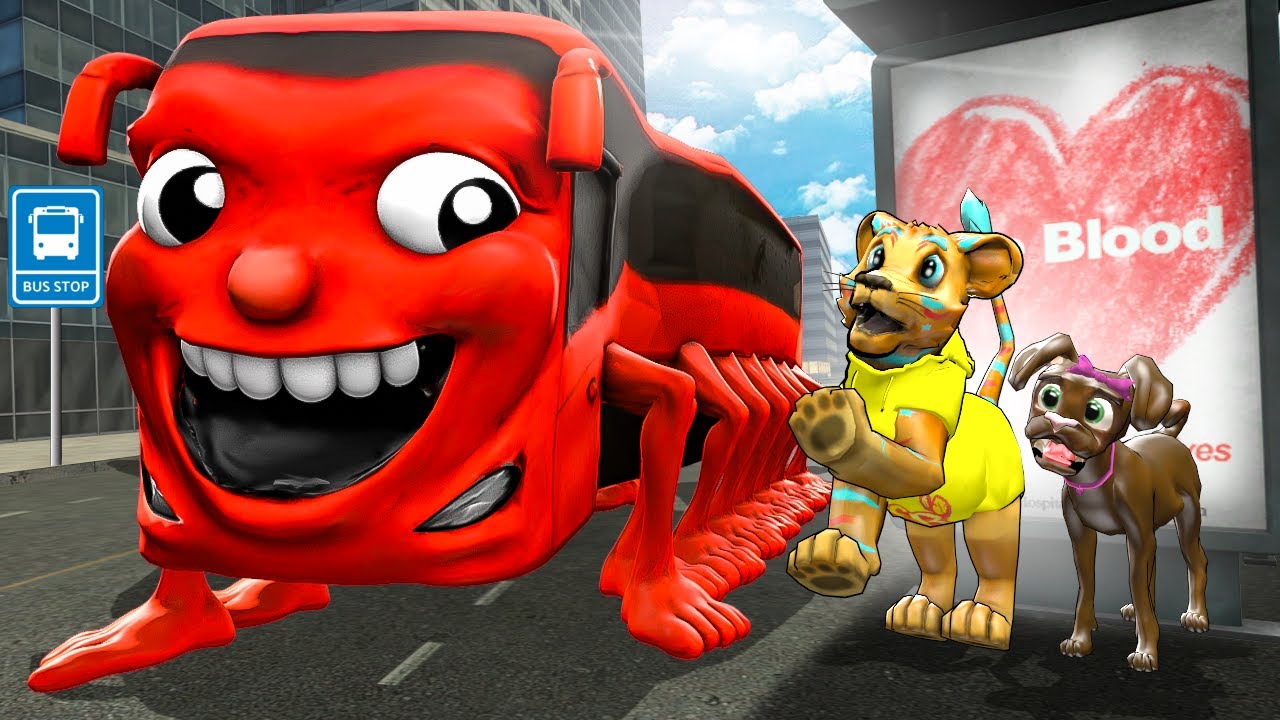 RONG RENG BUS IS FOLLOWING ME... DO NOT GET ON HIM! (Gmod Sandbox ...