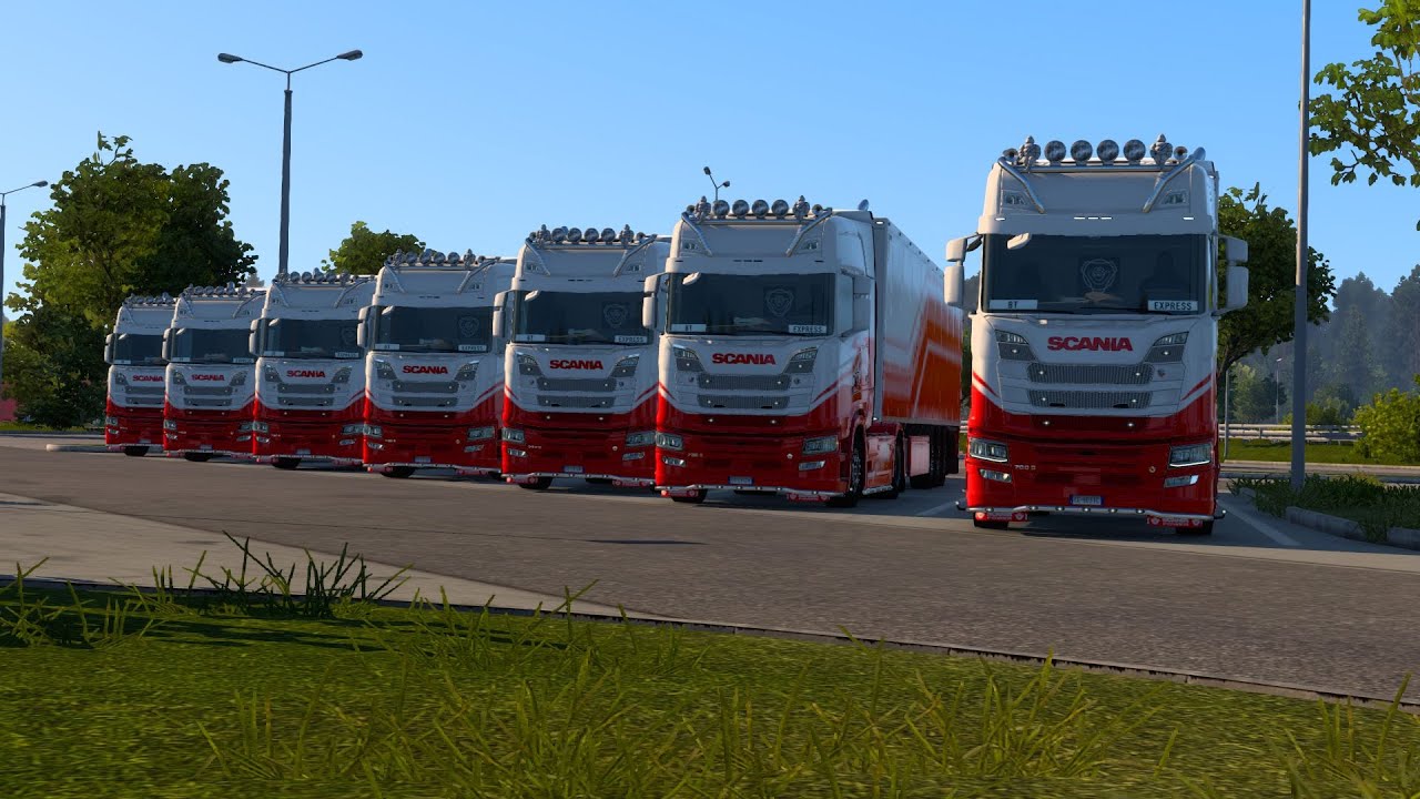 🔴🅻🅸🆅🅴 =CONVOI BT EXPRESS - Euro Truck Simulator 2 - YouTube