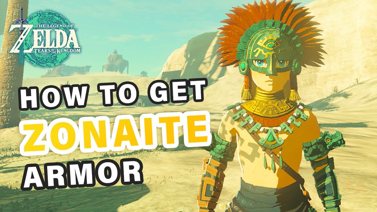 How to get the Zonaite Armor Set Zelda: Tears of the Kingdom - YouTube
