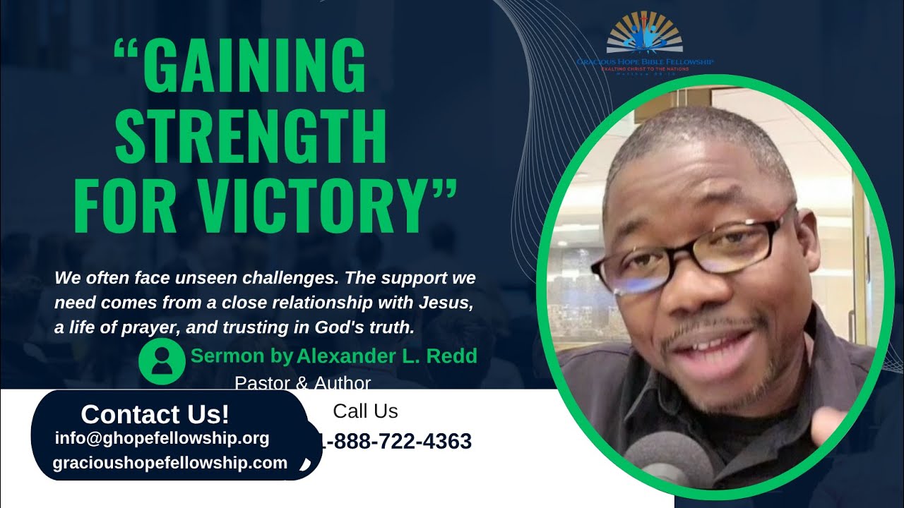 Gaining Strength for Victory (Pastor Redd) - YouTube