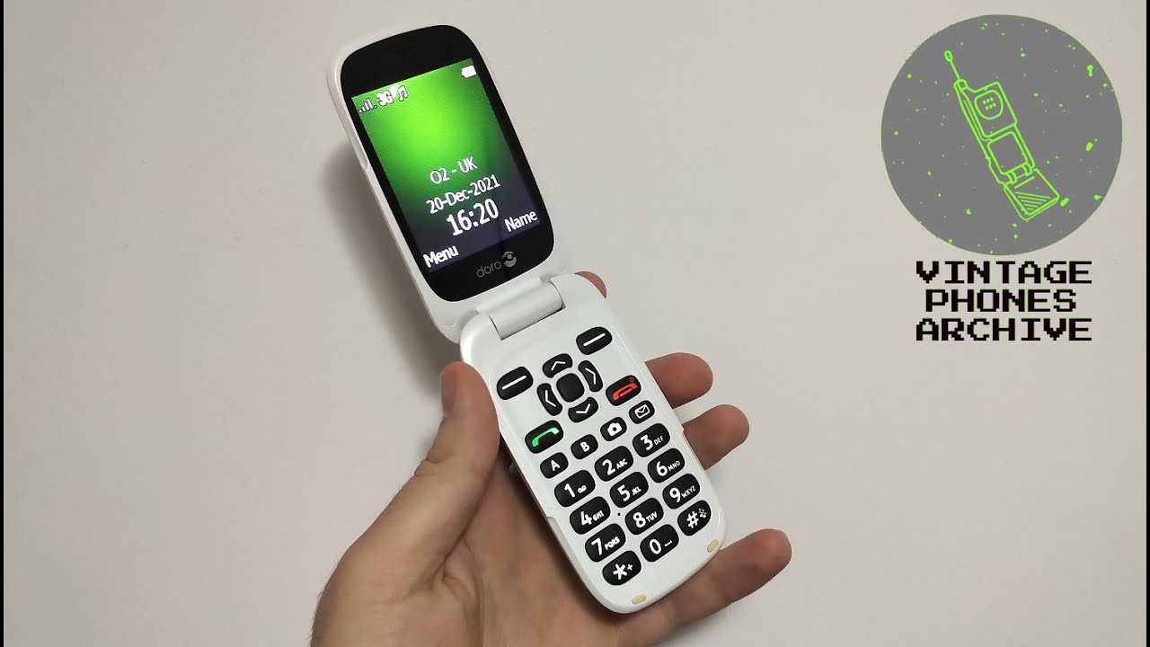 Doro 6520 Mobile phone menu browse, ringtones, games, wallpapers - YouTube