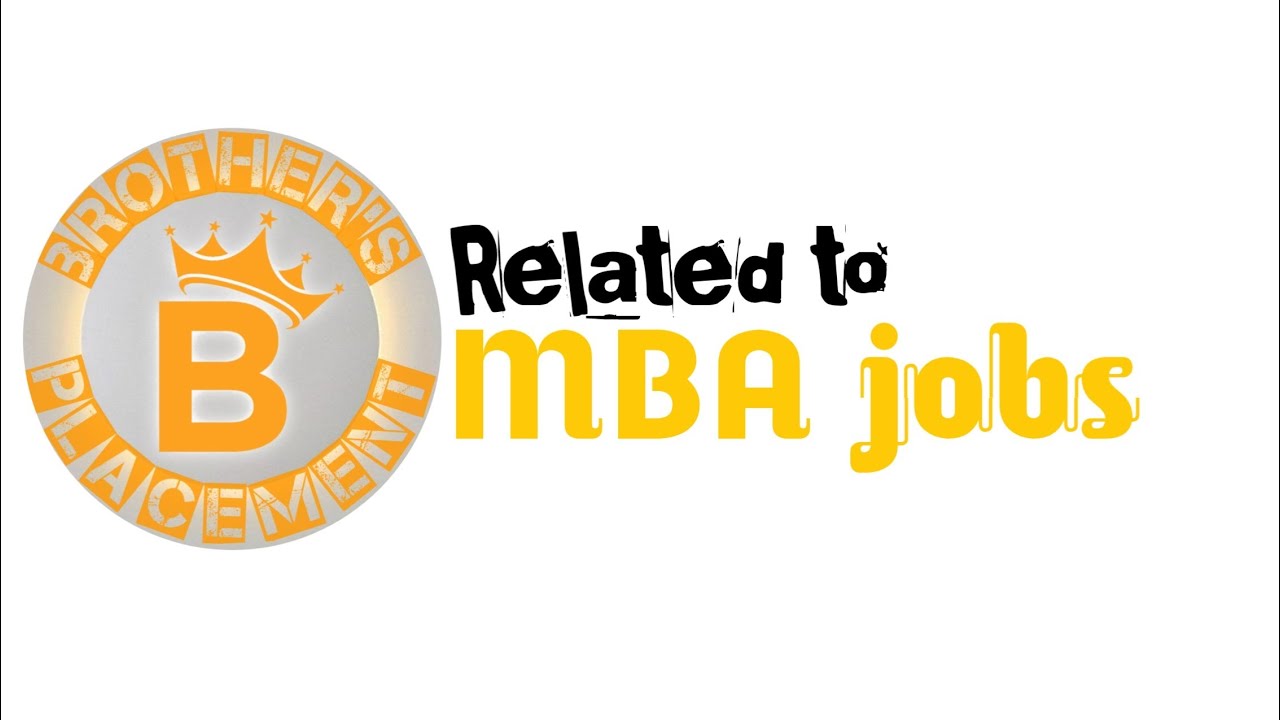 MBA related job | New job updates September 2023 - YouTube
