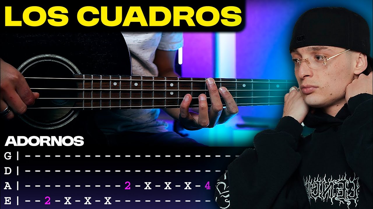 Los Cuadros | Peso Pluma x Tito Double P | Tutorial de Bajoloche ...
