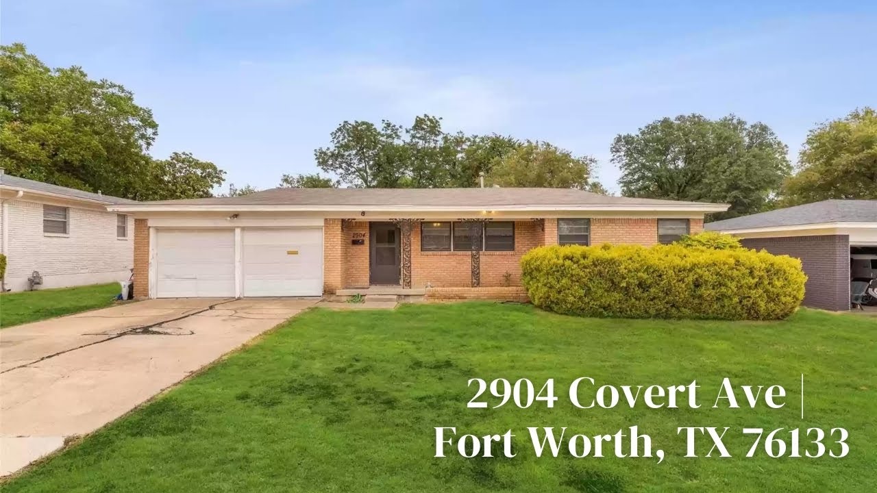 2904 Covert Ave | Fort Worth, TX 76133 - YouTube