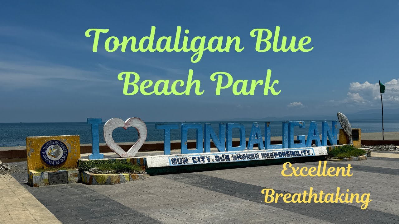Beautiful Tondaligan blue beach park (peaceful calm relax)- Dagupan ...