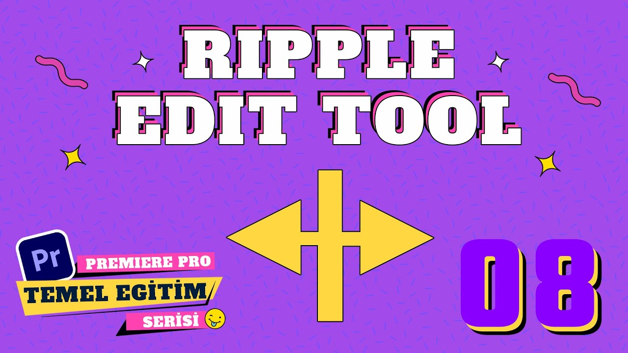 RIPPLE EDIT TOOL | Premiere Pro Temel Seviye Eğitim Serisi 08 - YouTube