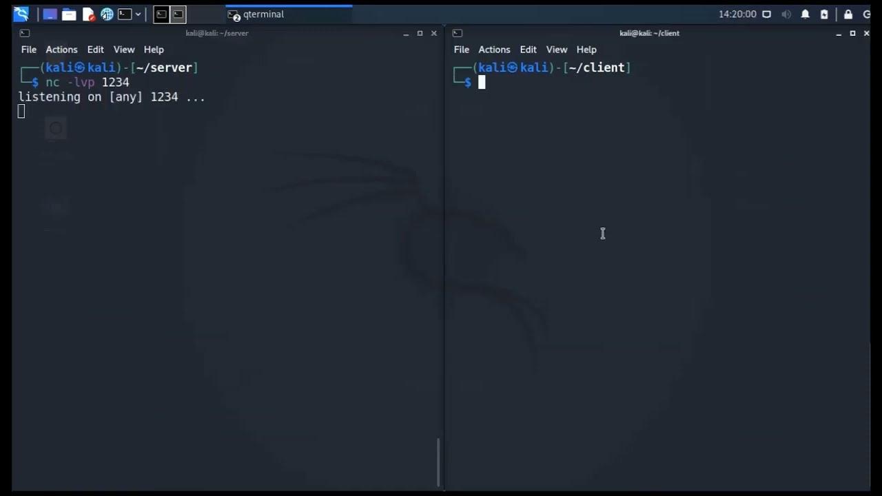LAB 3 Ethical Hacking - 3.2 Kali Linux Basics: netcat exercise Solution 1 - YouTube