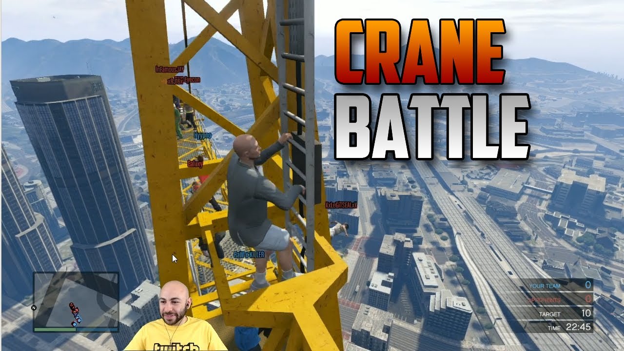 GTA V Creator - Crane Battle Attempt | Swiftor - YouTube