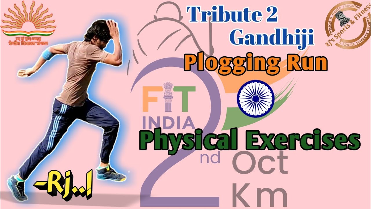 Fit INDIA Mission||Plogging Run||. RJ Tribute 2 MG - YouTube