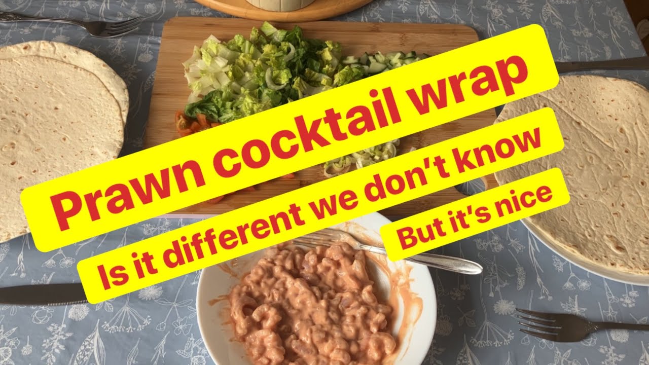 Prawn cocktail wrap - YouTube