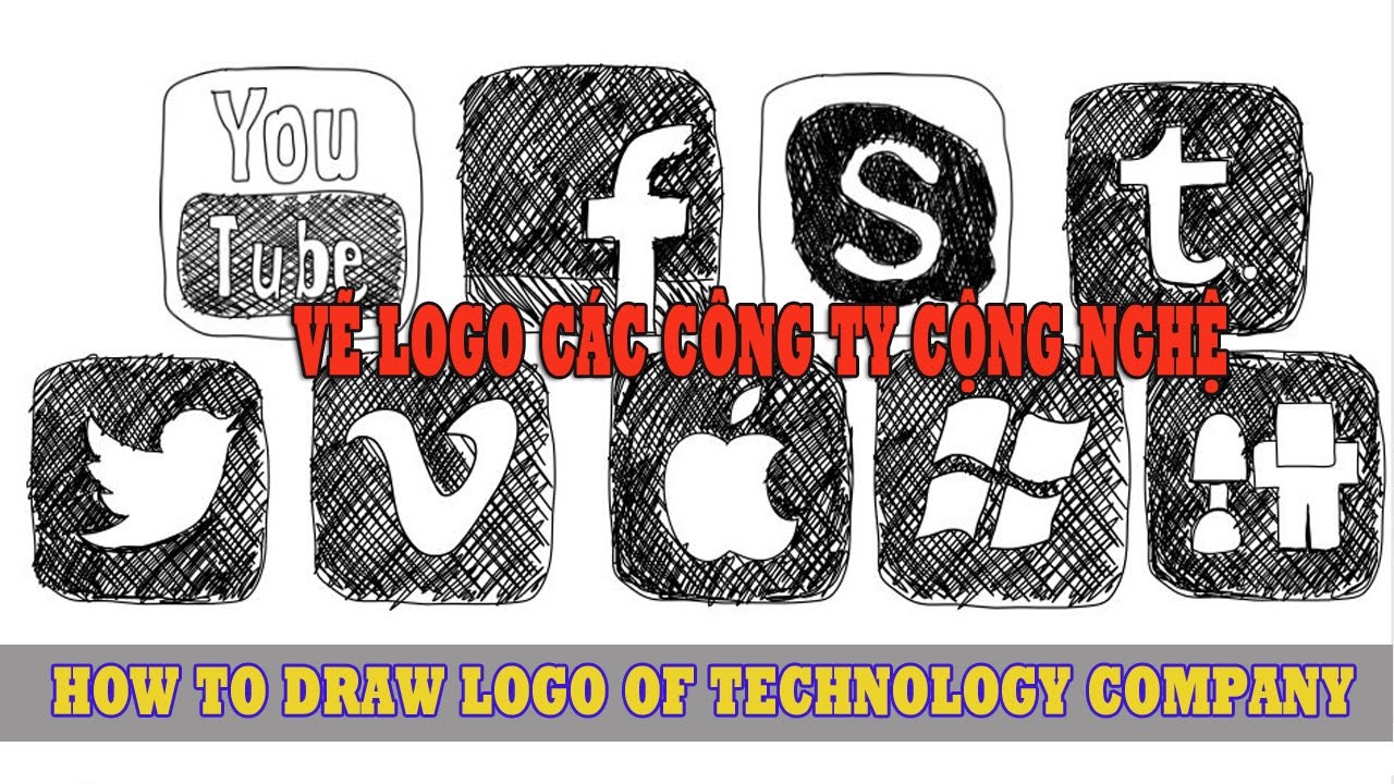 How to draw | Logo of technology company | Logo các hãng công nghệ ...