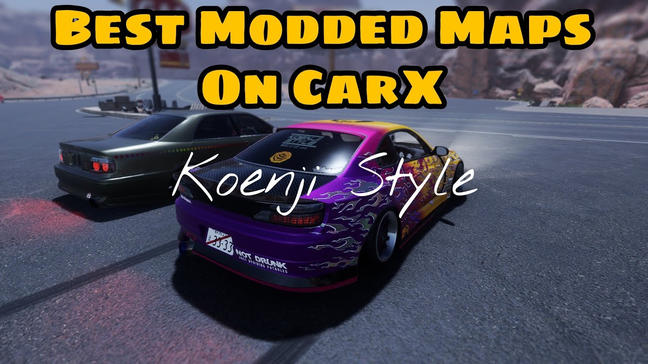 One of the BEST Modded maps on CarX! (GTA Docks) easy line with a flip ...