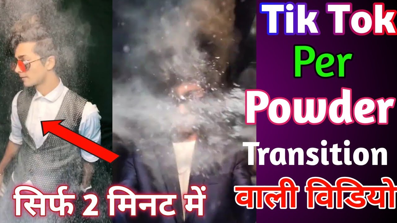 TikTok Powder transition Tutorial | TikTok Powder transformation ...