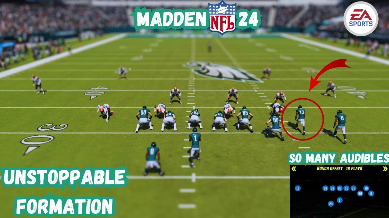 Unstoppable Formation Any Thing Gets Open Madden 24 - YouTube
