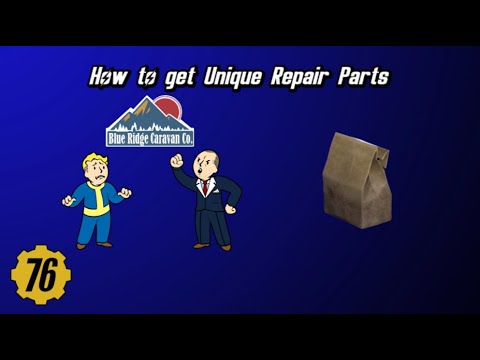 How to get the RARE Unique Repair Parts Misc Item - Fallout 76 - YouTube