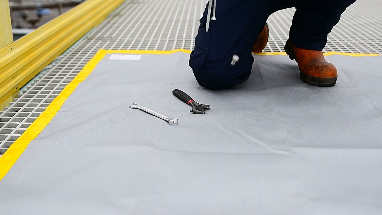 CableSafe Dropped Objects Prevention Work Mat Fire Resistant with ...