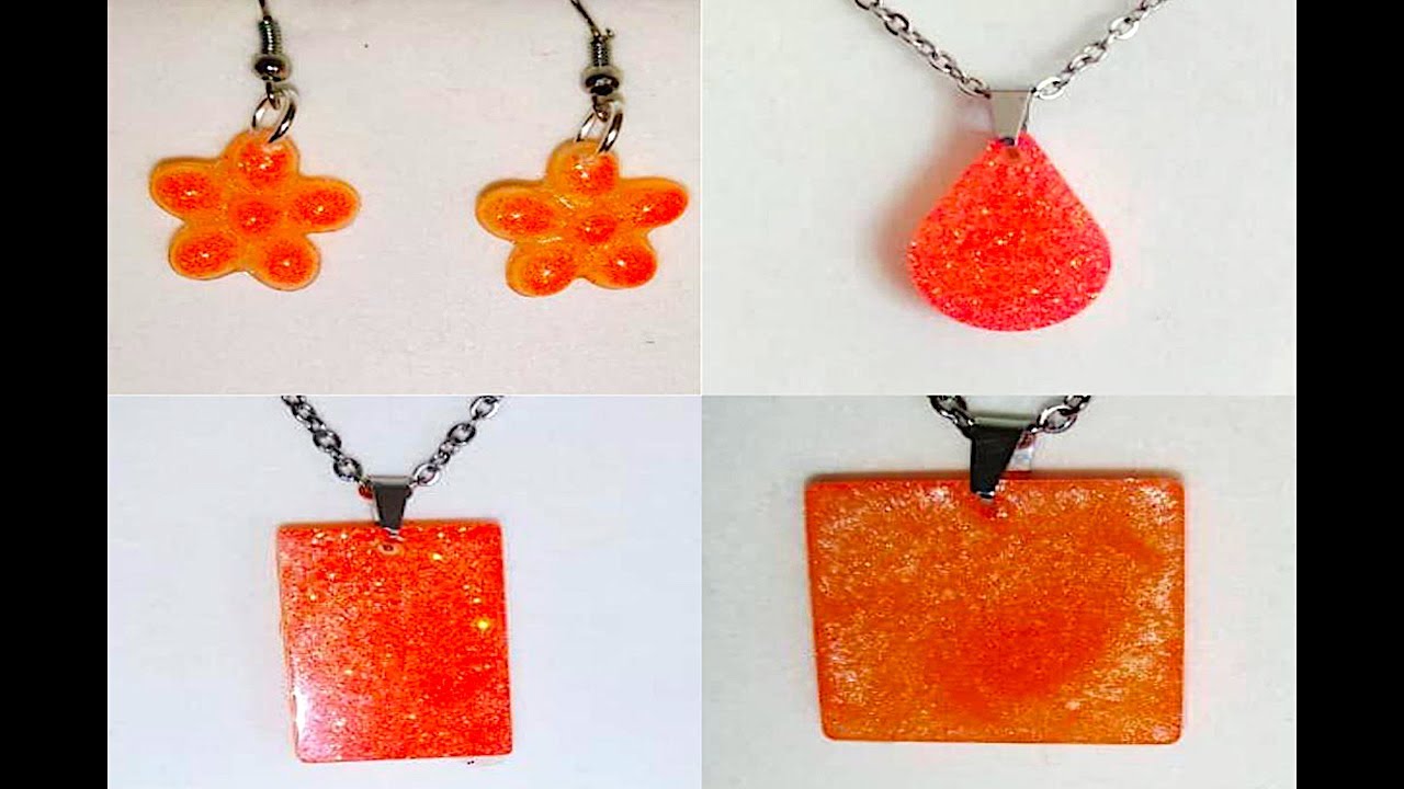 Epoxy resin project for making epoxy necklaces and earning - YouTube