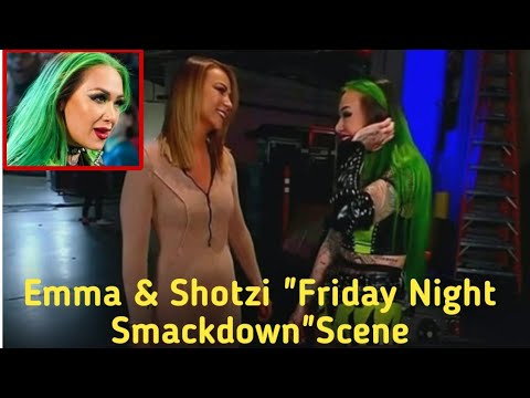 WWE begins romantic storyline on Friday Night / Shotzi Lip Kiss to Emma ...