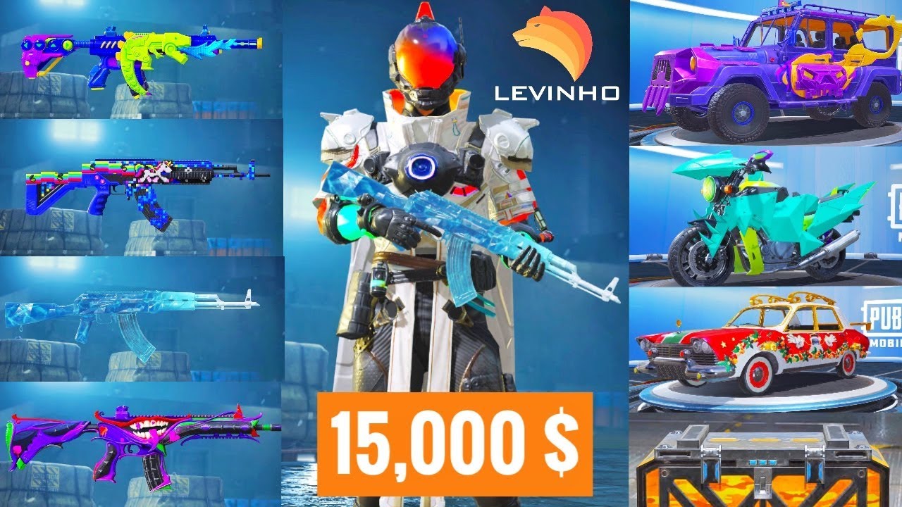 Levinho’s PUBG MOBILE Inventory Review | By GodNixon | Part-1 - YouTube