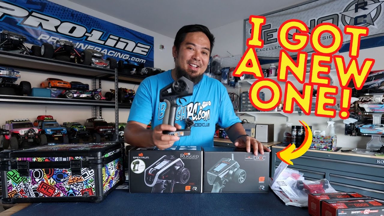 WHO WANTS MY SPEKTRUM RC CAR RADIO? | Spektrum DX6C DX6 Rugged - YouTube