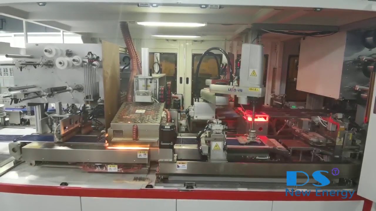 String of solar panel production - YouTube