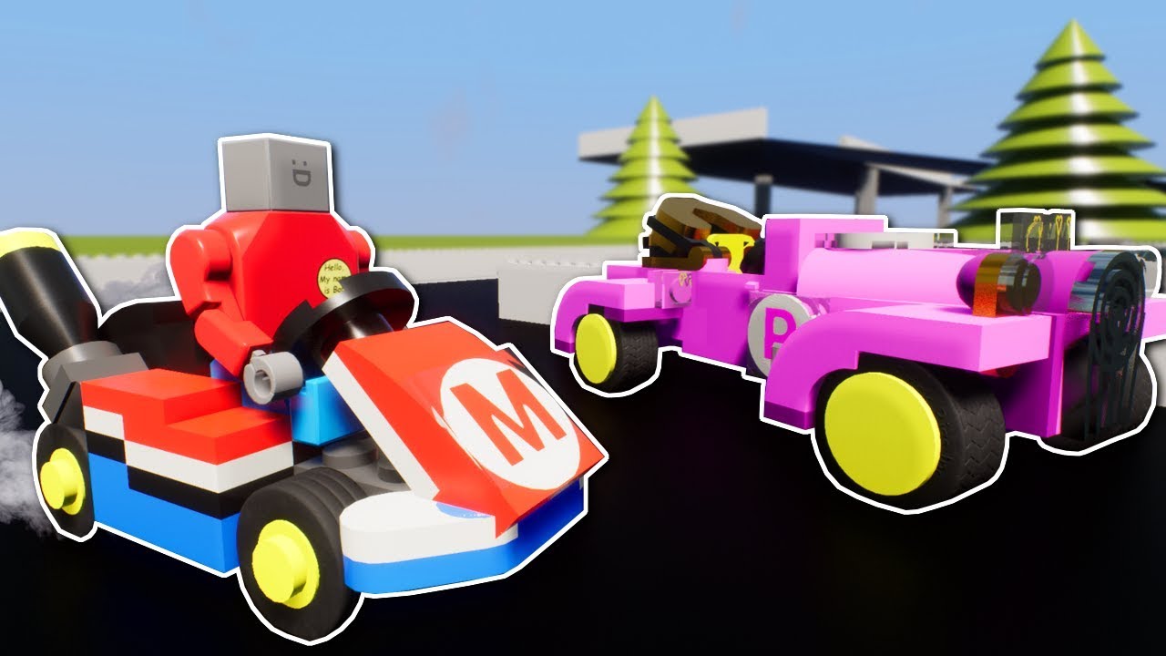 LEGO MARIO KART RACING! - Brick Rigs Multiplayer Gameplay - Lego Mario ...