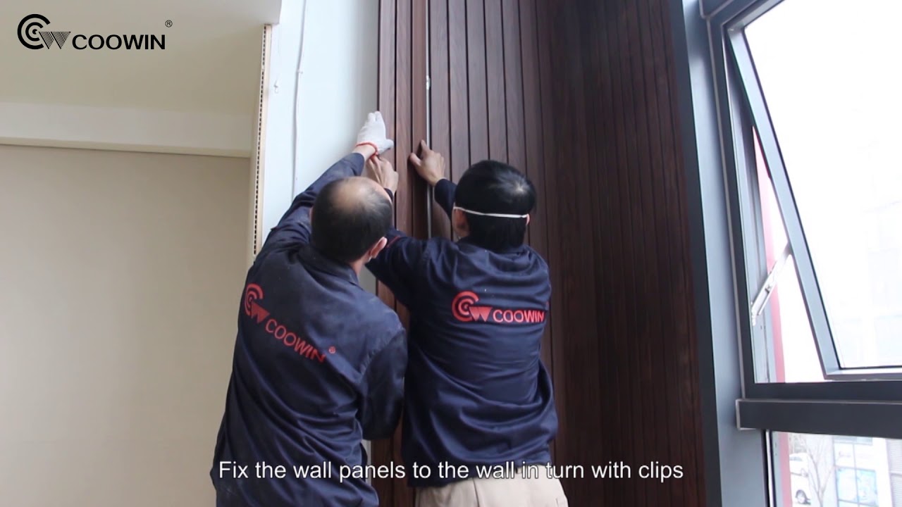 COOWIN Indoorwpc Wall Panel Installation Guide(No keel installation ...