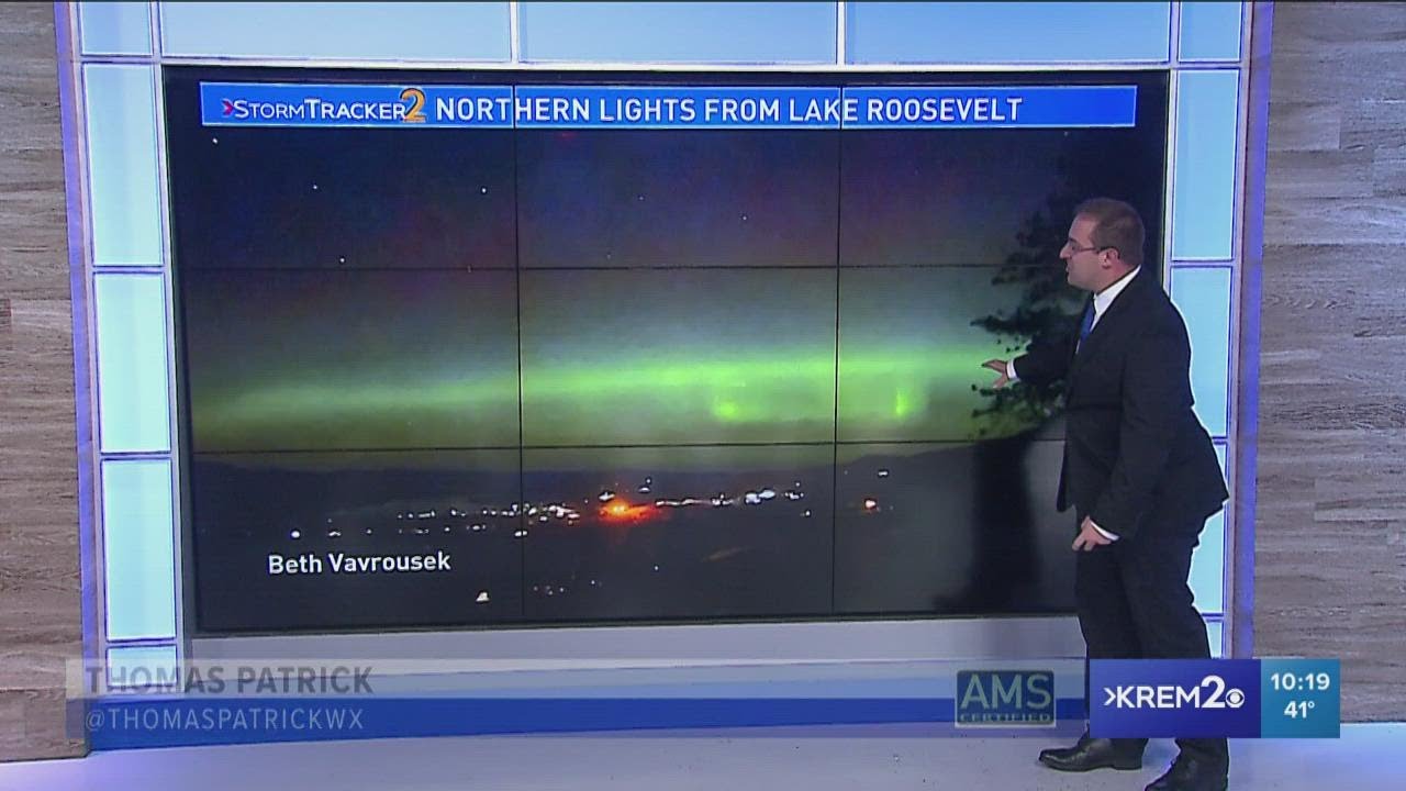 Northern lights visible from the Inland Northwest - YouTube