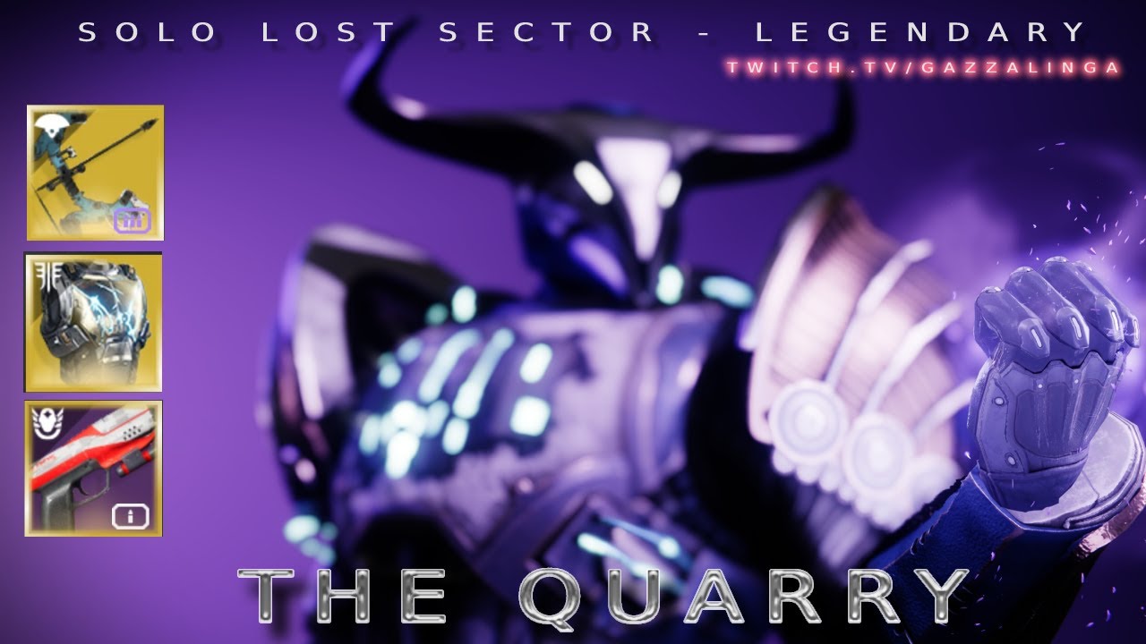 The Quarry, EDZ - SOLO LEGEND LOST SECTOR (VOID TITAN) - DIM IN DESC ...