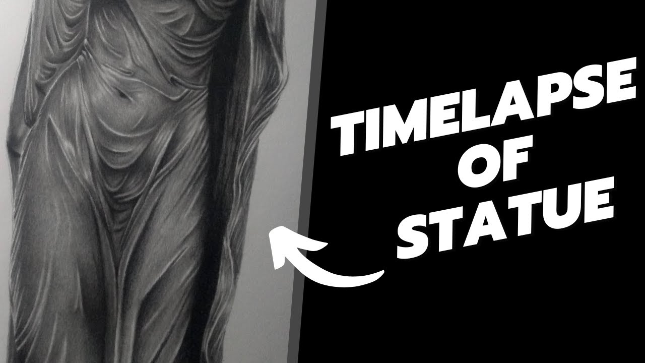 Pencil Drawing Time lapse | Statue - YouTube