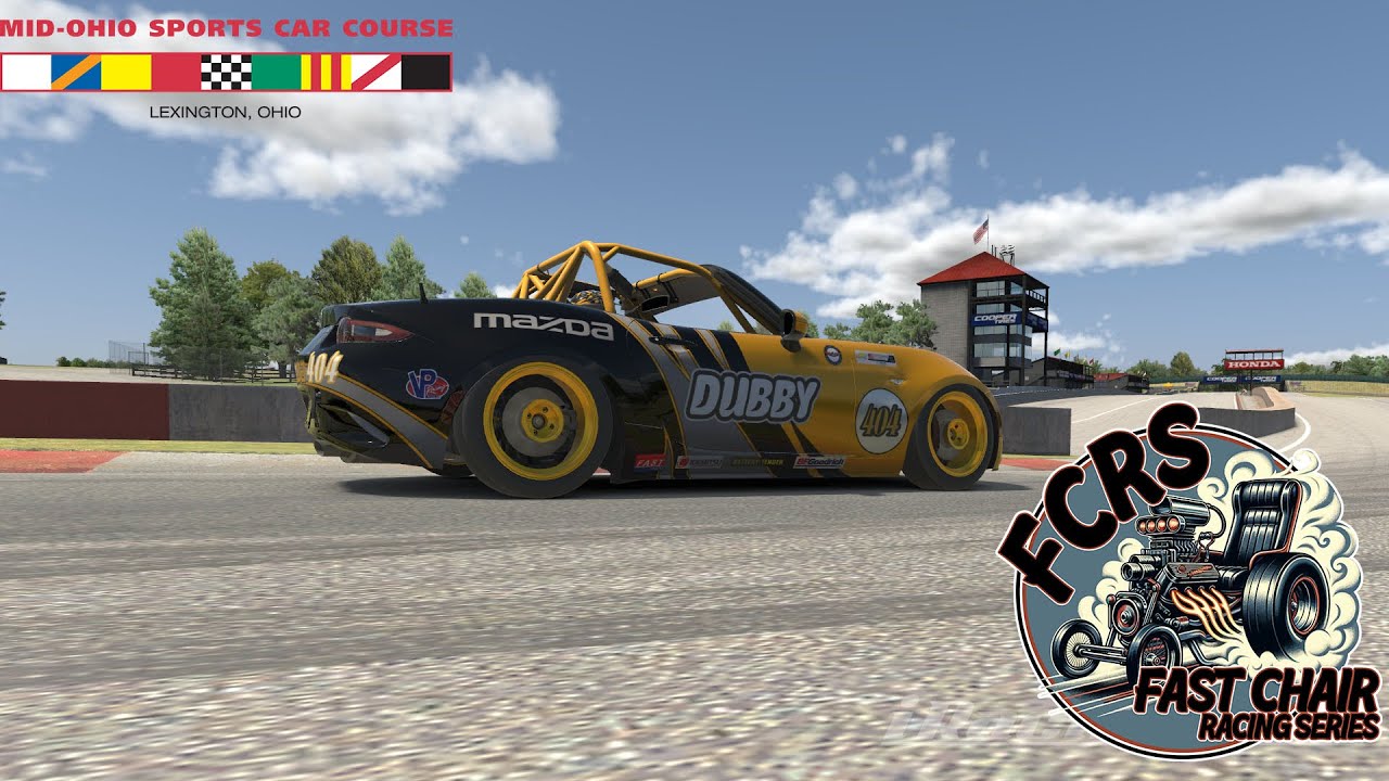 Round 5 of the All American Tag Team Racing at Mid-Ohio in da rain w ...