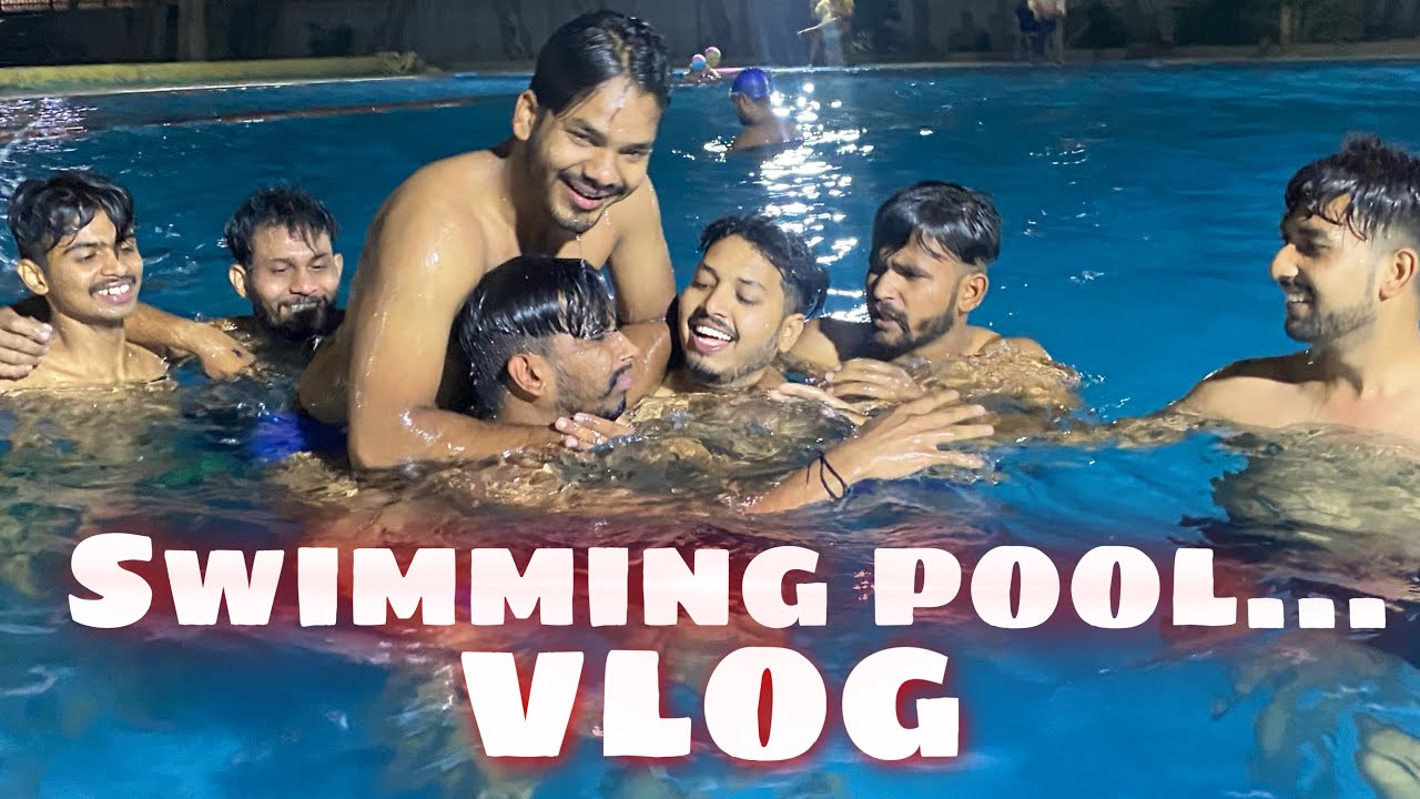 swimming pool vlog || full injoy || 😂 - YouTube